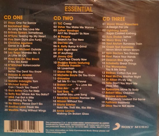 Essential: The 90s, Britney Spears, Steps, Five, George Michael, No ...