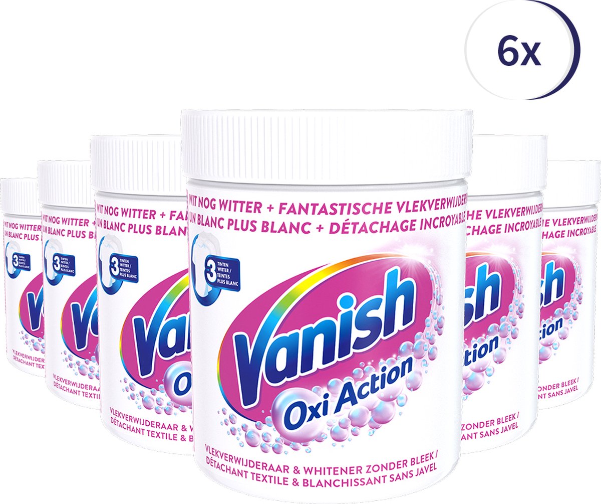 Vanish Oxi Action Base White Powder 550gr x6 | bol.com