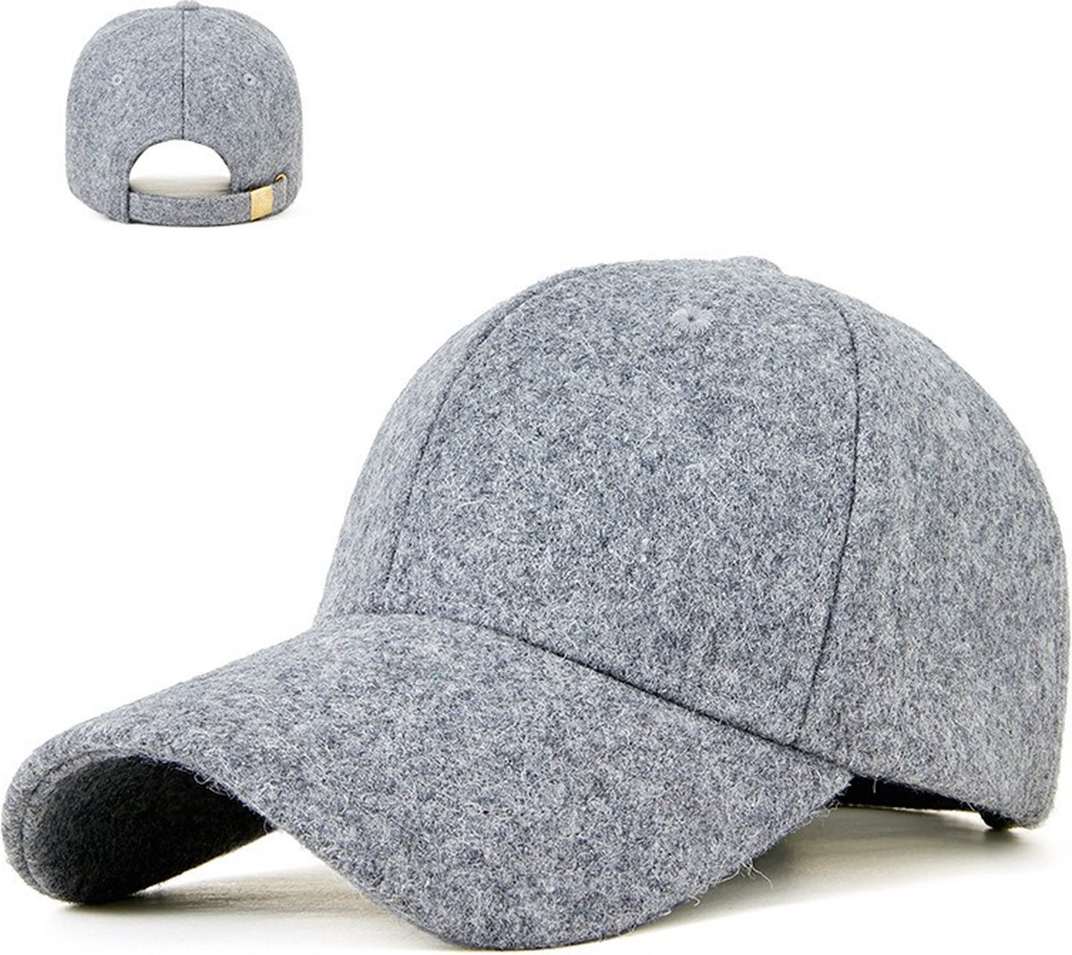 WiseGoods Luxe Vilt Pet Dames & Heren - Vilten Petten - Baseball Cap ...