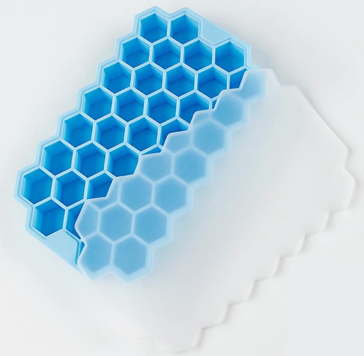 WiseGoods Premium Honingraat Ijsblok Mal - Ijsblokjesvorm - Hexagon ...