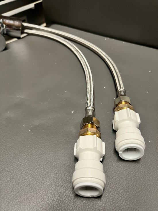 keukenkraan voor stacaravan - koppeling 15mm - flexibels - caravan - kraan stacaravan... | bol