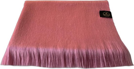 Alpaca D'Luxe Sjaal - Donker oud roze - Zacht en van Kwaliteit - Dames ...