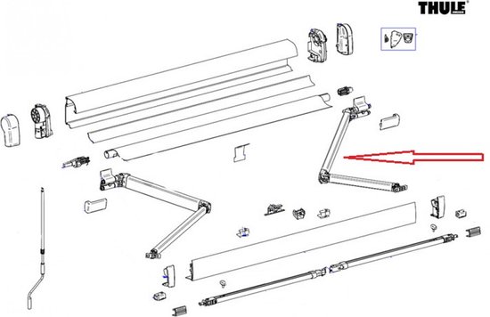 Thule Knikarm RH 4900 4.00/4.50 | bol