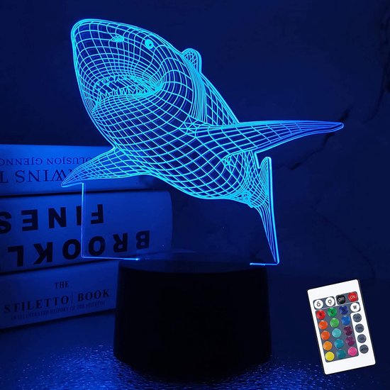 Haai Shark Light LED Big Shark Attack Light voor thuis en op kantoor ...