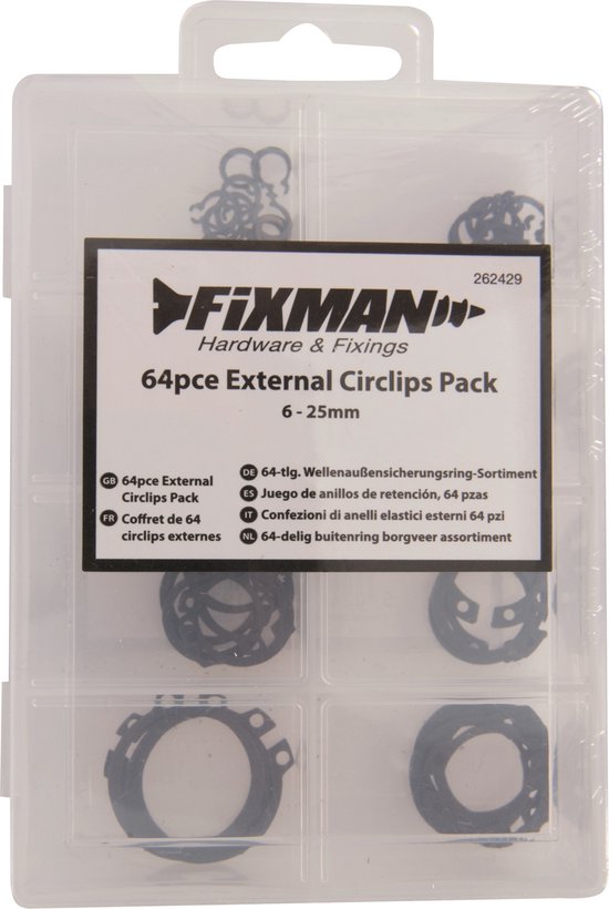 Buitenring borgveer assortiment - 64-delig - 262429 | bol