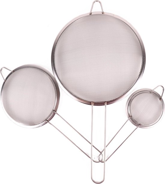 Benson Zeef - RVS - Ø 8, 14 en 20 cm - 3 delig | bol.com