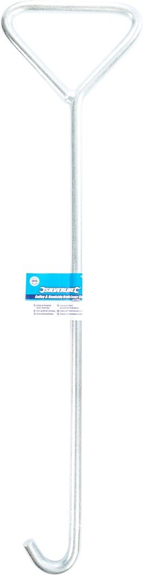Silverline Greppel En Wegputdeksel Sleutel - 700mm | bol