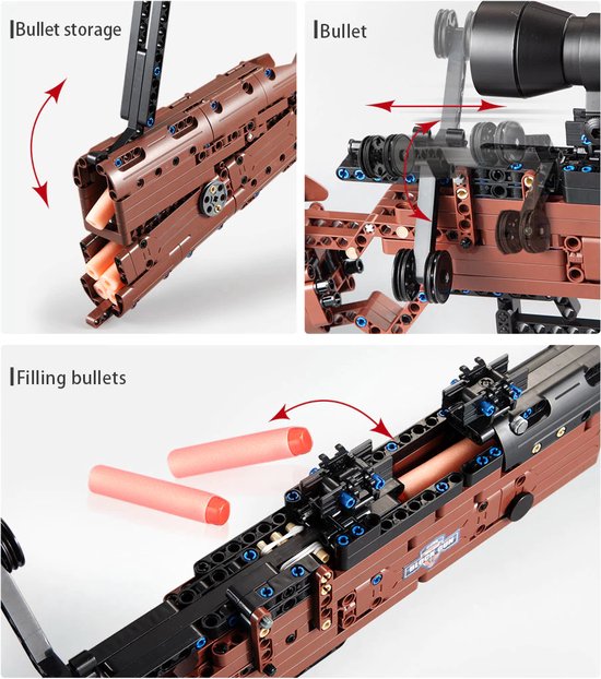 CaDA Swat Militaire WW2 Wapen 98K Desert Eagle Submachine Modellen ...
