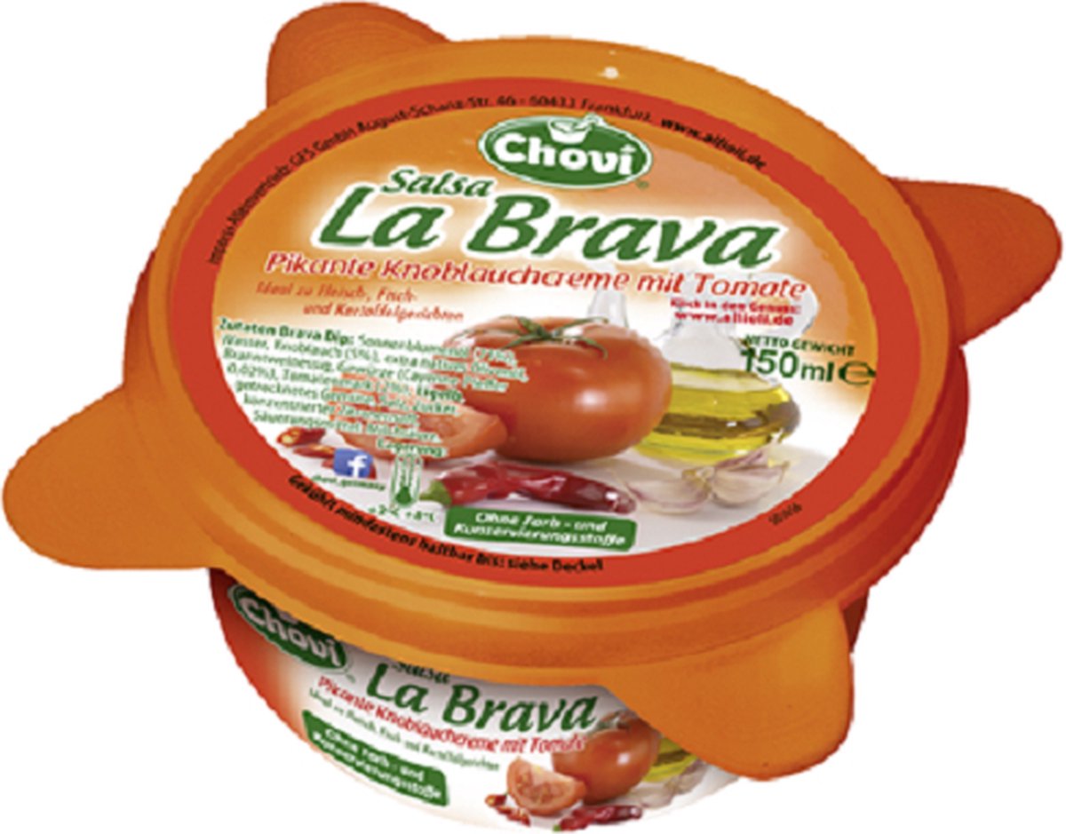Chovi Allioli Salsa La Brava Dip Kruidige Knoflookroom Met Tomaat ...