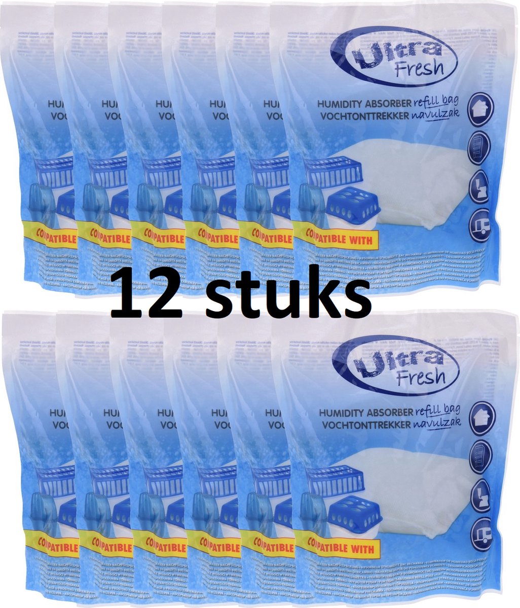 Ultra Fresh - Vochtvanger Navulling - Vochtontrekker navulzak ...