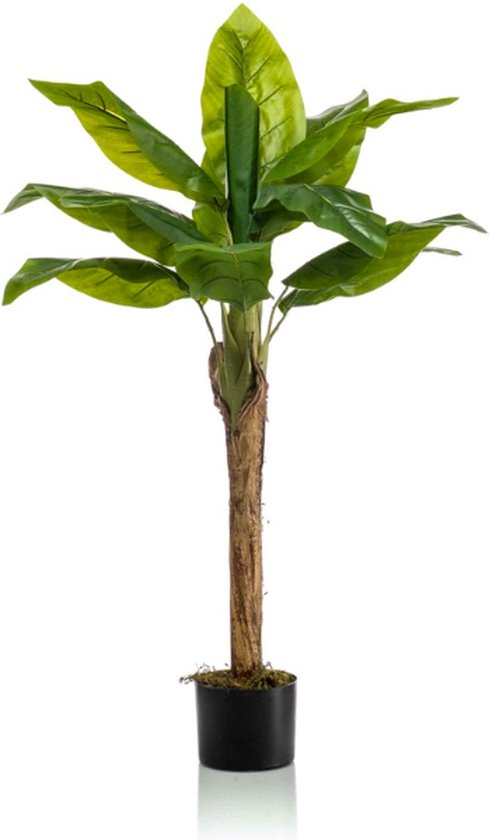 Emerald - Kunst Bananenboom 1 stam 110 cm | bol