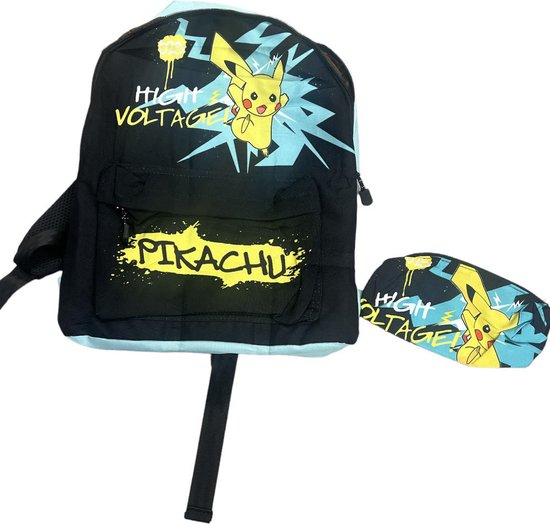 Pokemon rug tas | schooltas | pikachu | gratis etui | basisschool tas ...