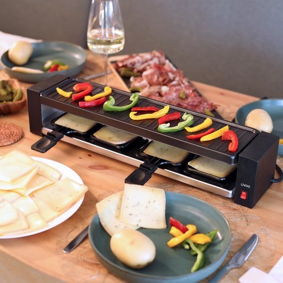 Livoo Raclette grill 4 personen - DOC259 | bol.com