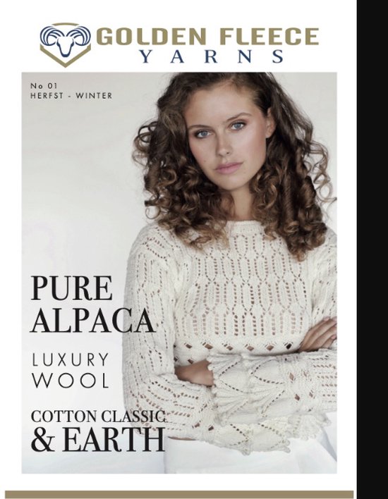 Brei en haak Magazine Golden Fleece Yarns No 01 Herfst / Winter (NL ...