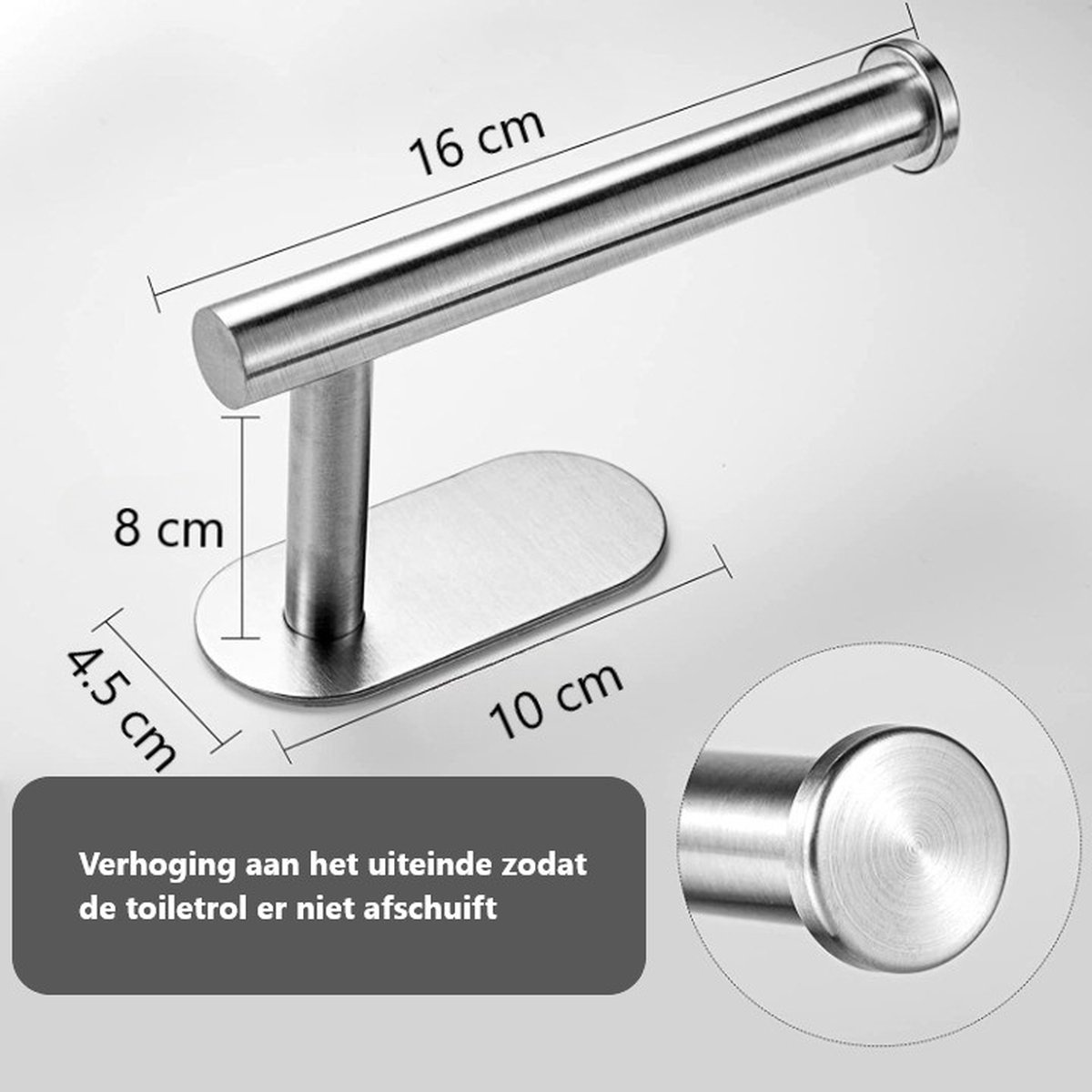 Luxe Zelfklevende Toiletrolhouder - Wc Rolhouder - Toiletrolhouder ...