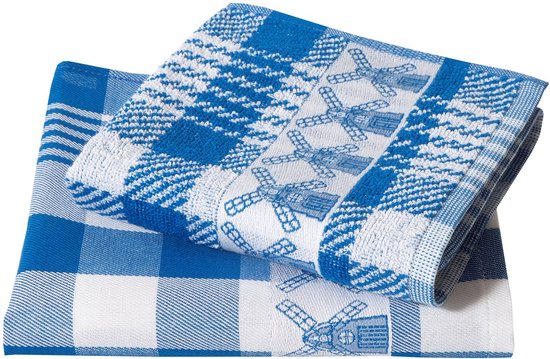 Twentse Damast Keuken Handdoeken - Hollandse Designs - Katoen ...