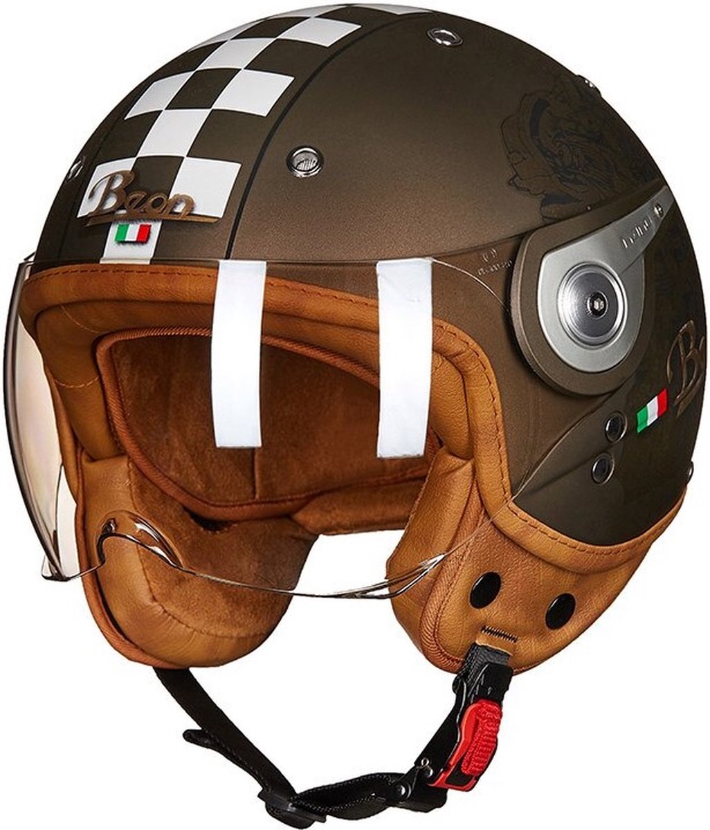 Helm scooter - Scooterhelm retro - Italiaans | bol.com
