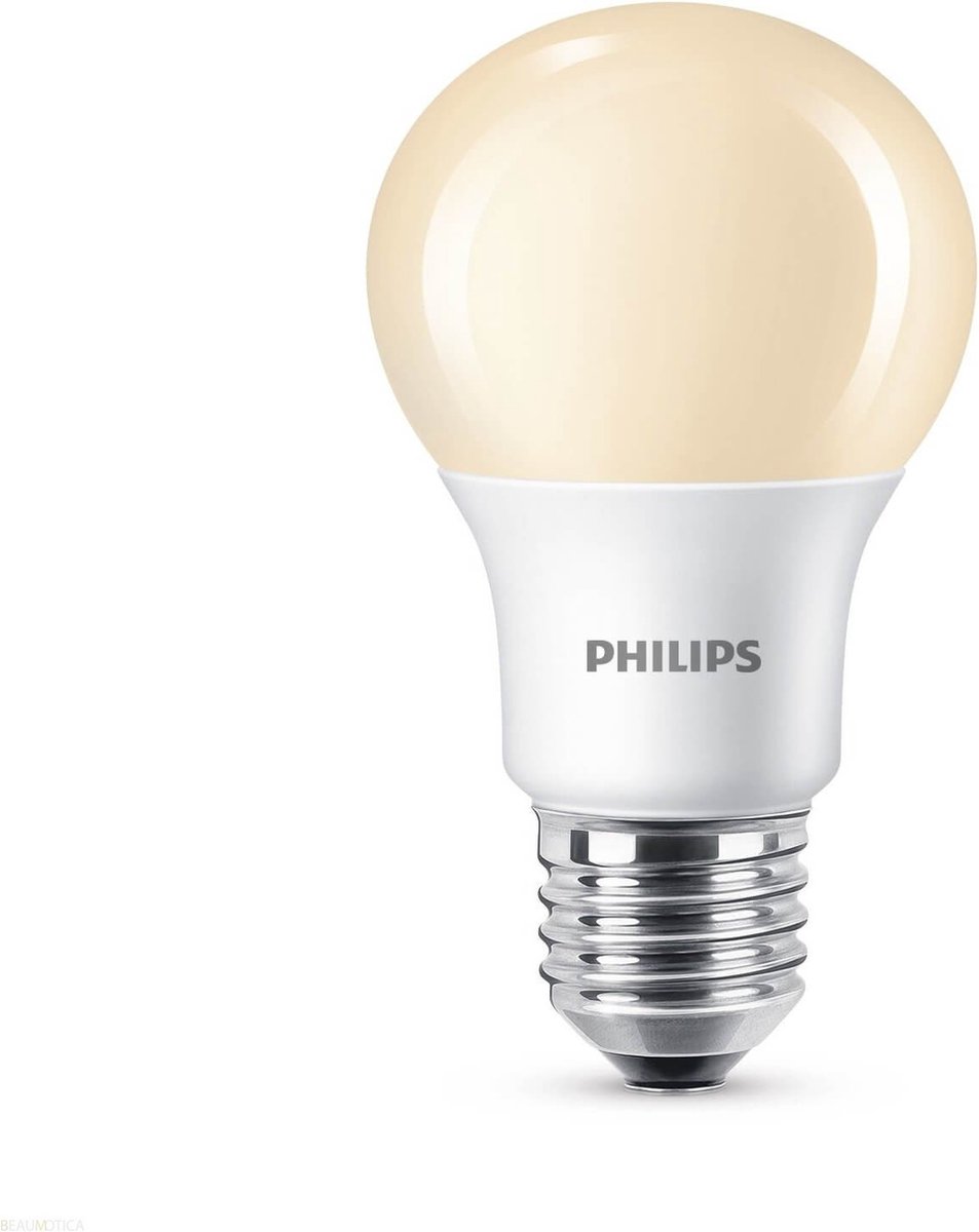 Philips 8.5W (45W) E27 Flame dimbare LED lamp spaarlamp 4 stuks | bol.com