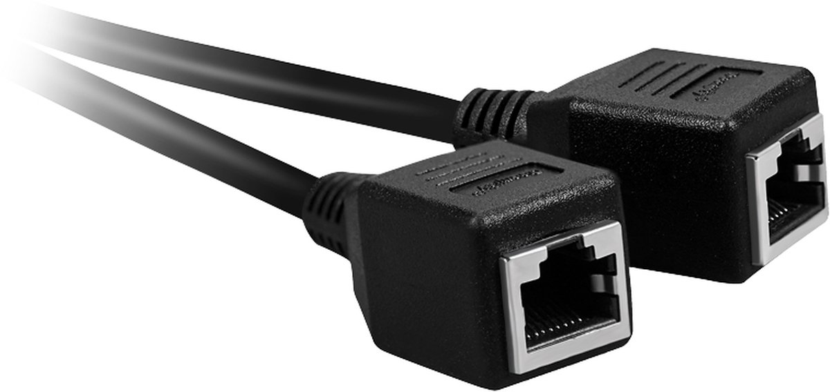 Ethernet Splitter RJ45 Dual UTP netwerk splitter | bol.com