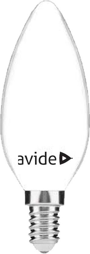 Avide LED Filament Candle Lamp E14 4W 2700K 470lm 230V - Mat - Extra ...