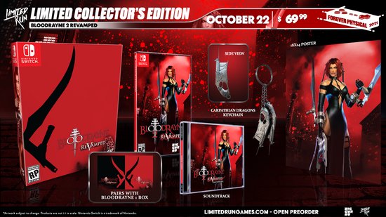 Bloodrayne 2 Revamped Collector's edition / Limited run games / Switch ...