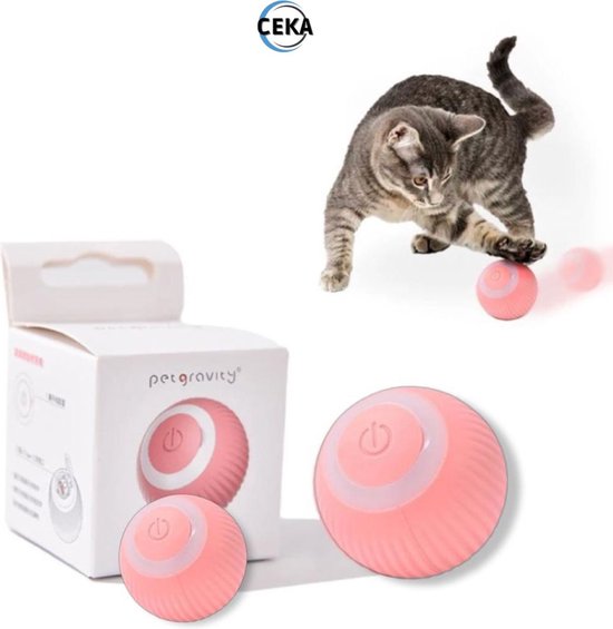 Ceka - automatisch katten honden speeltje | zelf rollende mini bal ...