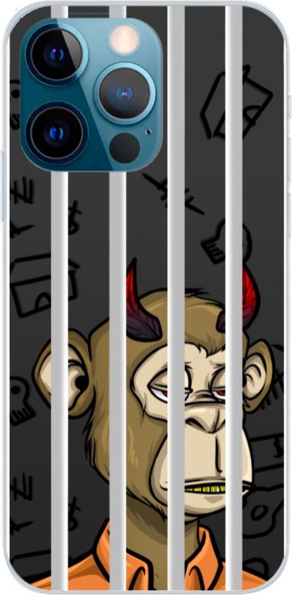 Phonegoat NFT Art iPhone 13 Pro Max Monkey x Prison | bol.com
