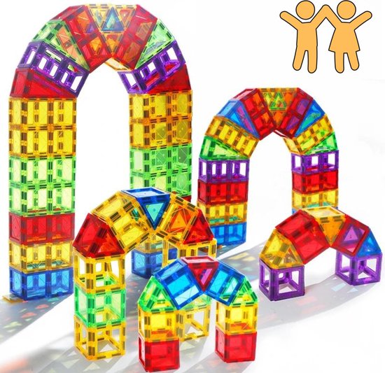 Geomag - Magformer - Magnetisch speelgoed - Magnetisch bouwstenen - 28 ...