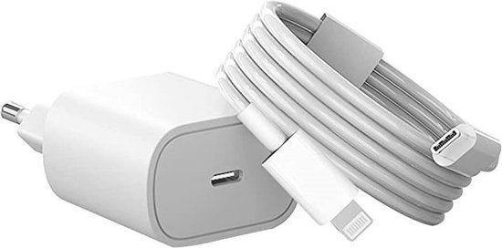 iPhone 14-13-12-11 -20W USB C Snel lader - Geschikt voor Apple Fast ...