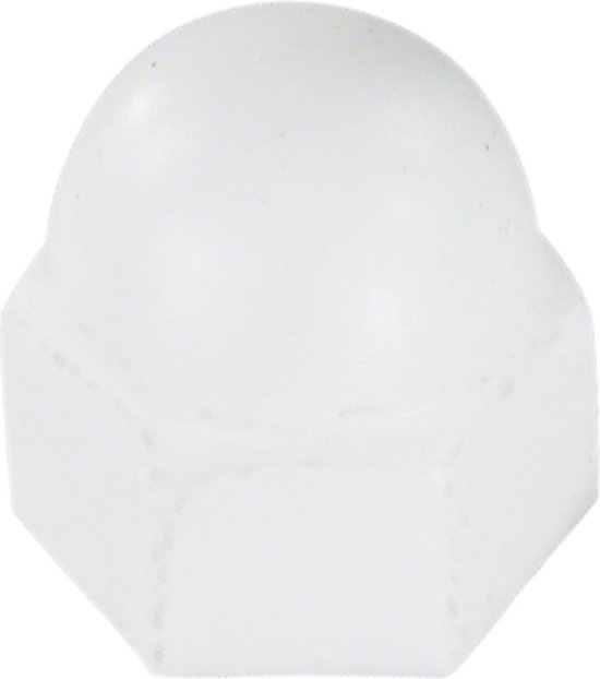 (12 STUKS) M20 AFDEKKAP WIT (ZESKANTE VORM) VOOR VOOR ZESKANT BOUT OF ...