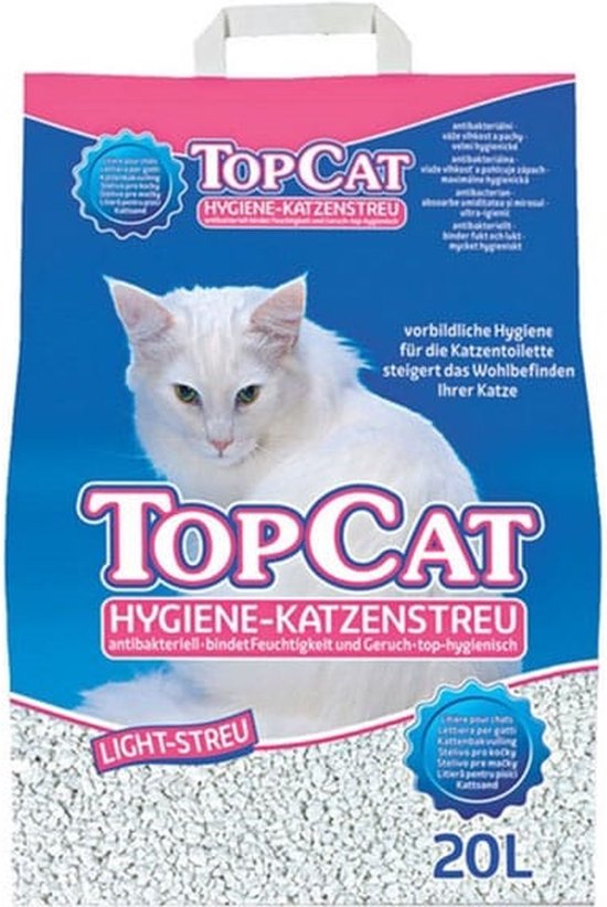 Top Cat Hygiene Korrel Kattenbakvulling 20 liter. Lichtgewicht. 20Liter ...