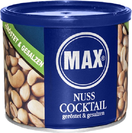 Max Nut Cocktail geroosterd & gezouten - 6 x 250 g doos | bol.com