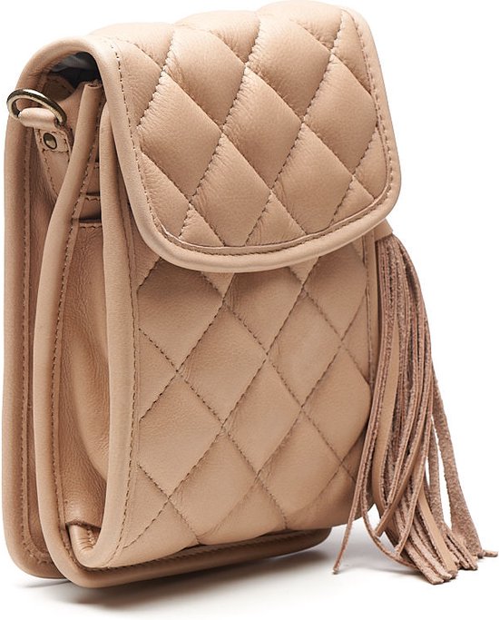 Chabo Bags - Milano Mover - Crossbodytas -Leer - Beige | bol.com