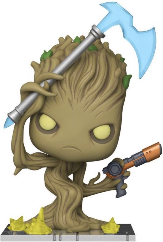 Funko Guardians Of The Galaxy - POP! Comic Cover Groot 9 cm Verzamelfiguur - Multicolours | bol