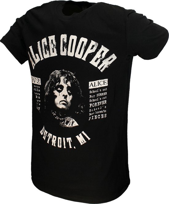 Alice Cooper School’s Out Lyrics T-Shirt - Officiële Merchandise | bol