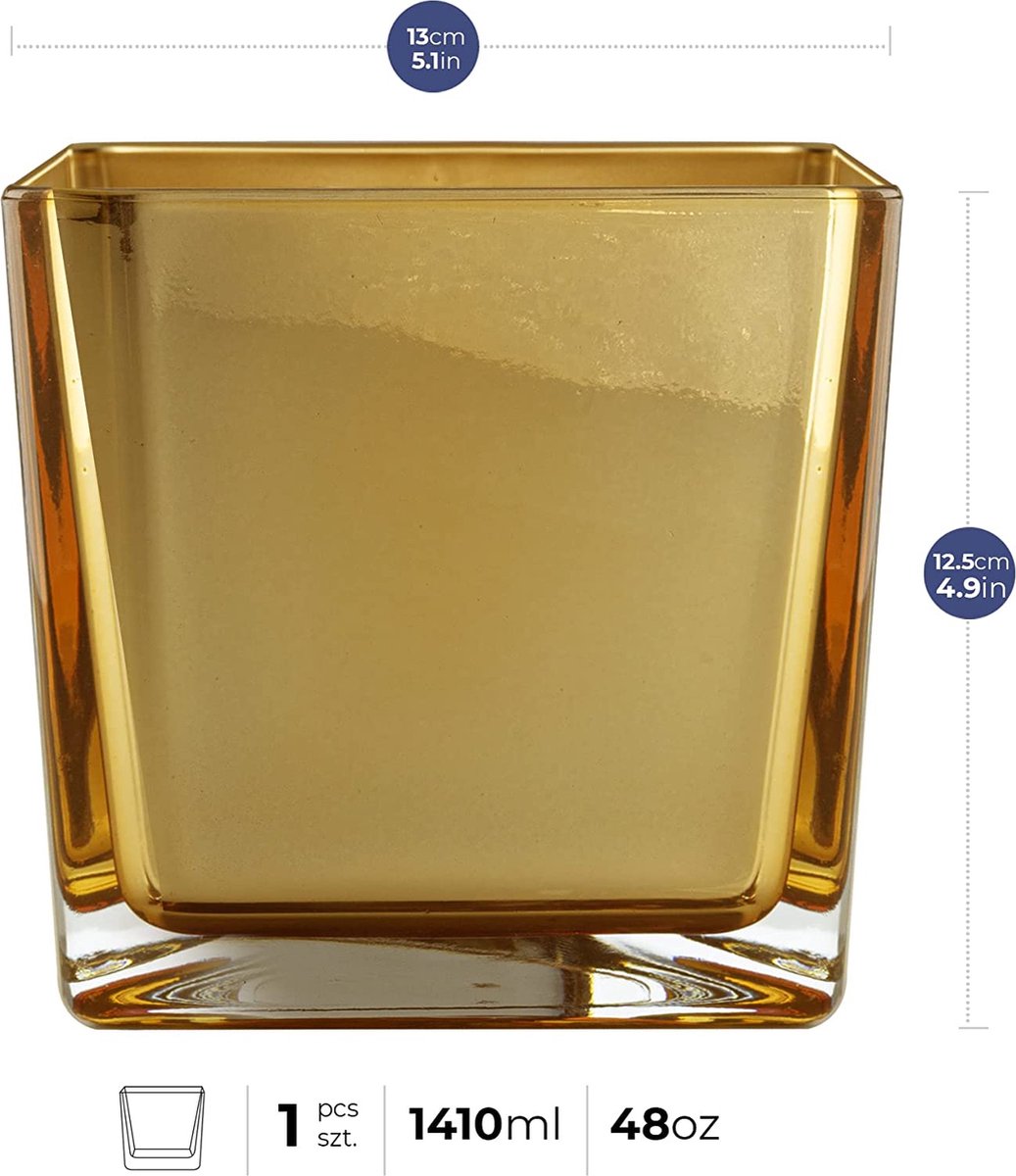 Bloem Vaas Glazen Vaas Bud Vazen voor Bloemen Plant Container Kaars Container Bloemen... | bol.com