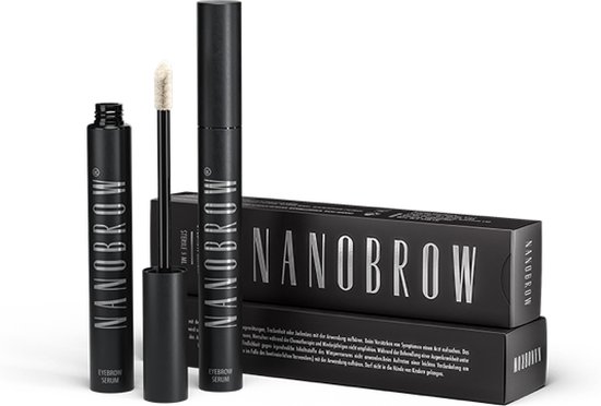 Nanobrow wenkbrauwserum haargroei bevordering serum vollere wenkbrauwen ...
