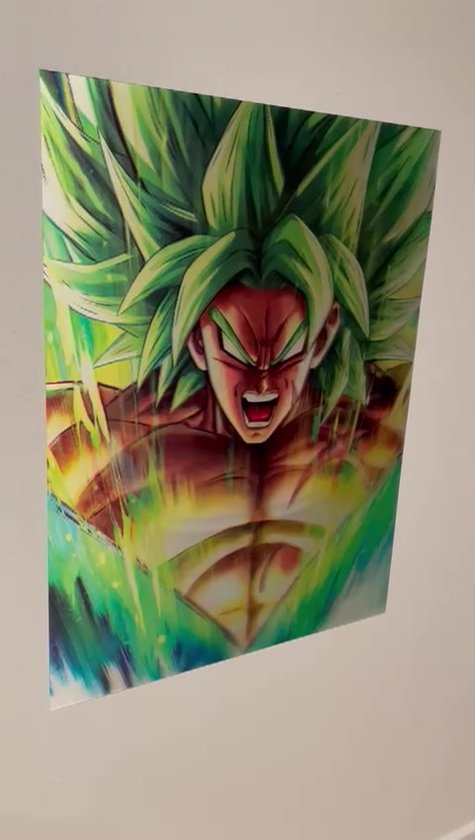 Dragon Ball Z | 2-in-1 | 3D Poster | Broly | Anime | Poster | Dragon ...