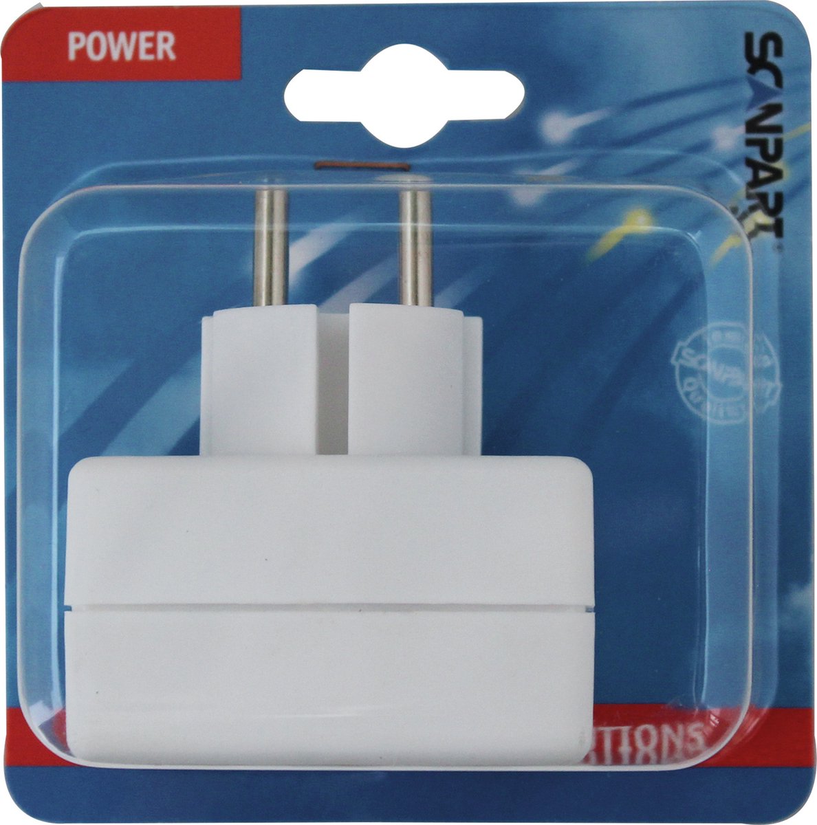 Scanpart stopcontact splitter - Verloopstekker - 3 voudig - 3x Euro ...