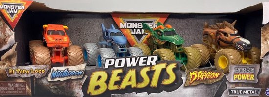 Monster Jam truck 4-pack monster truck Power Beasts - El Toro Loco ...