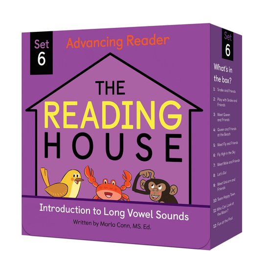 The Reading House Set 6 Introduction to Long Vowel Sounds, The Reading ...