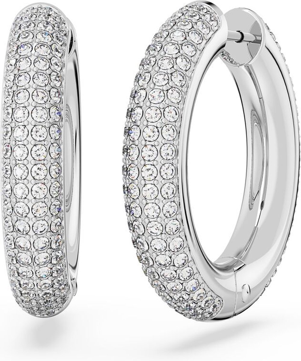 Swarovski 5651392 oorbellen in swarovski metal rhodium white gold ...