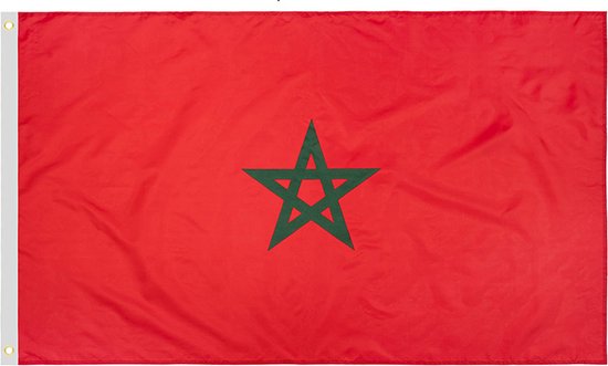 VlagDirect - Marokkaanse vlag - Marokko vlag - 90 x 150 cm. | bol.com