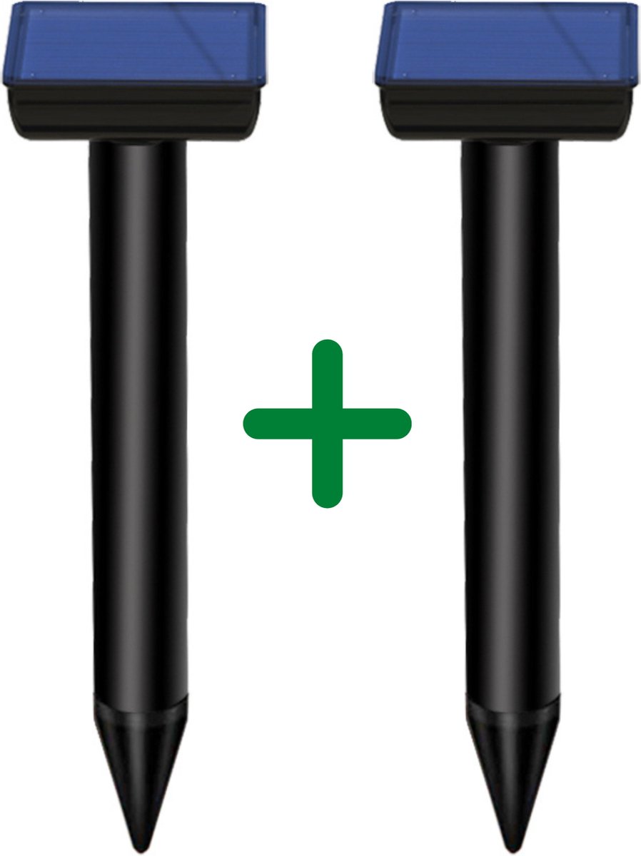 NovarGarden® Mollenverjager - Op Zonne Energie - Mollenbestrijding ...