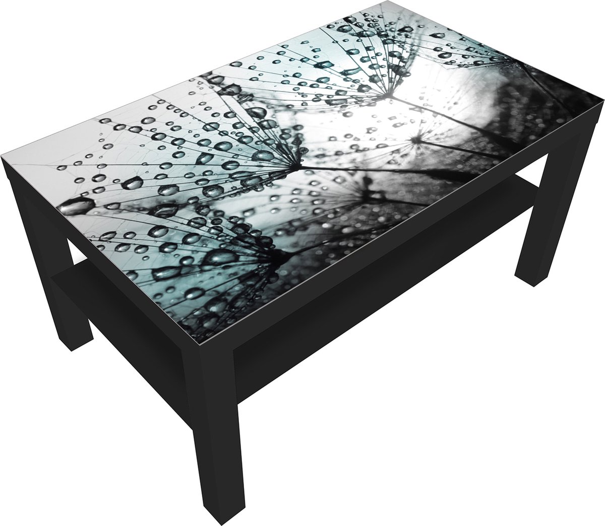 IKEA LACK - Table basse - Plateau en Verres - 90x55cm - Table d'appoint ...