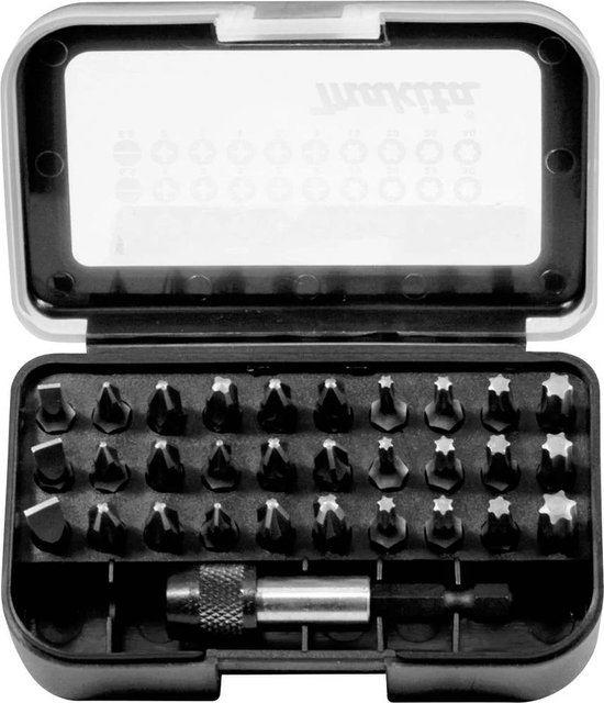 Makita 31 delige bitset in cassette met riemclip - D-35031 - Bitset - Incl. bithouder | bol