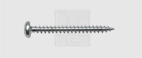 SWG Houtschroef 4 mm 40 mm Interne vertanding Staal Verzinkt 200 stuk(s ...