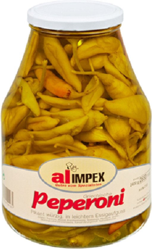 Alimpex Pepperoni pittig-mild - 2,65 l pot | bol