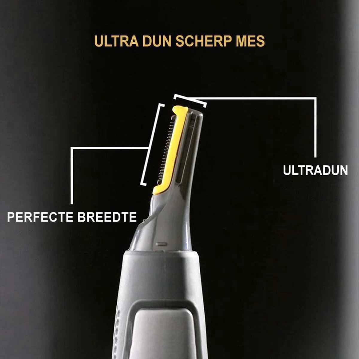 2 in 1 Neus en Wenkbrauw Trimmer – Neushaartrimmer - Oorhaartrimmer ...