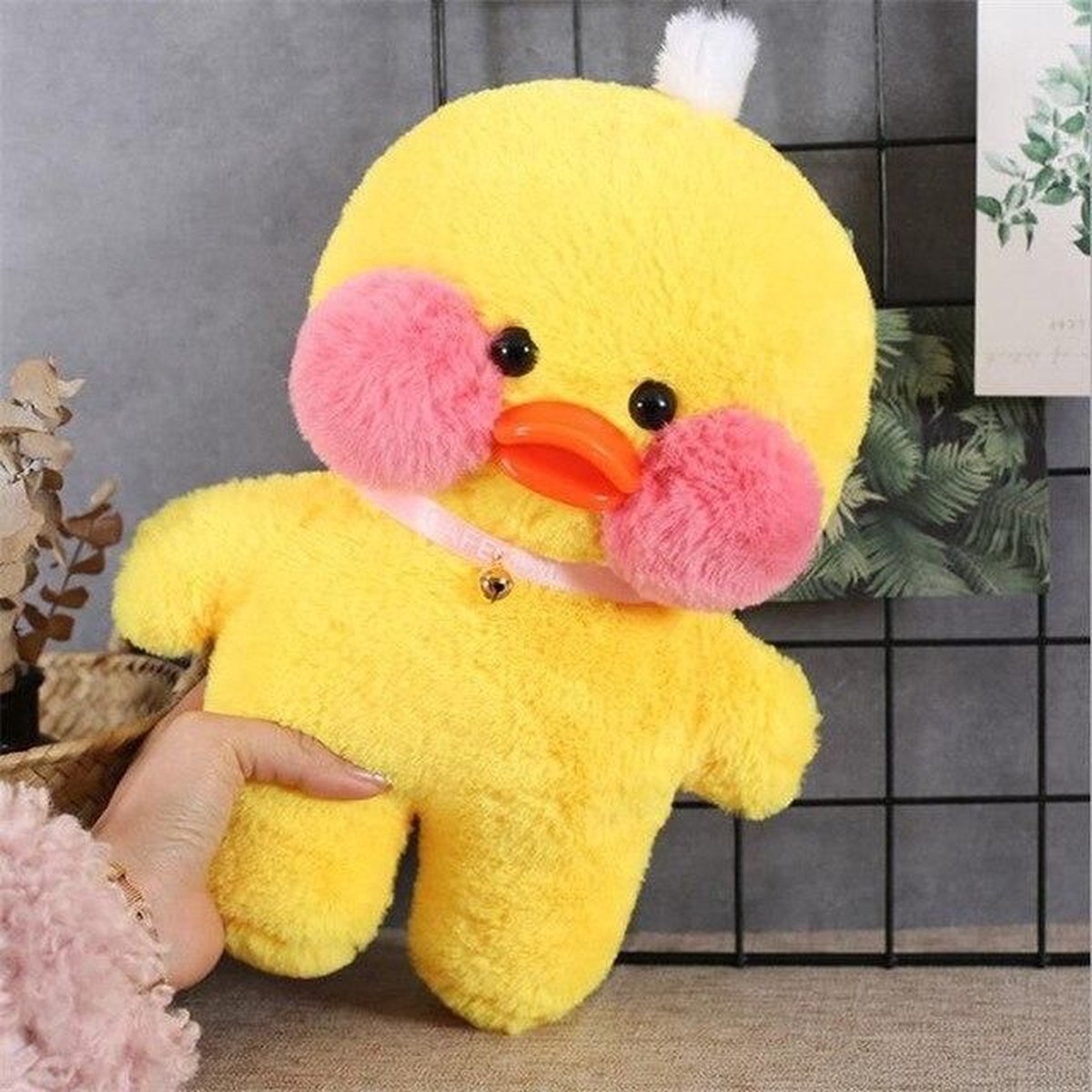 Klikkopers® Paper Duck - Cute Eend - Lalafanfan Duck Knuffel - Schattig ...